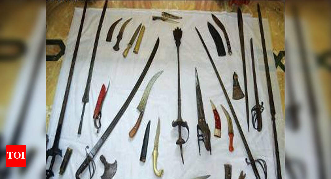 Weapon worship to the fore at Latambarcem | Goa News - Times of India
