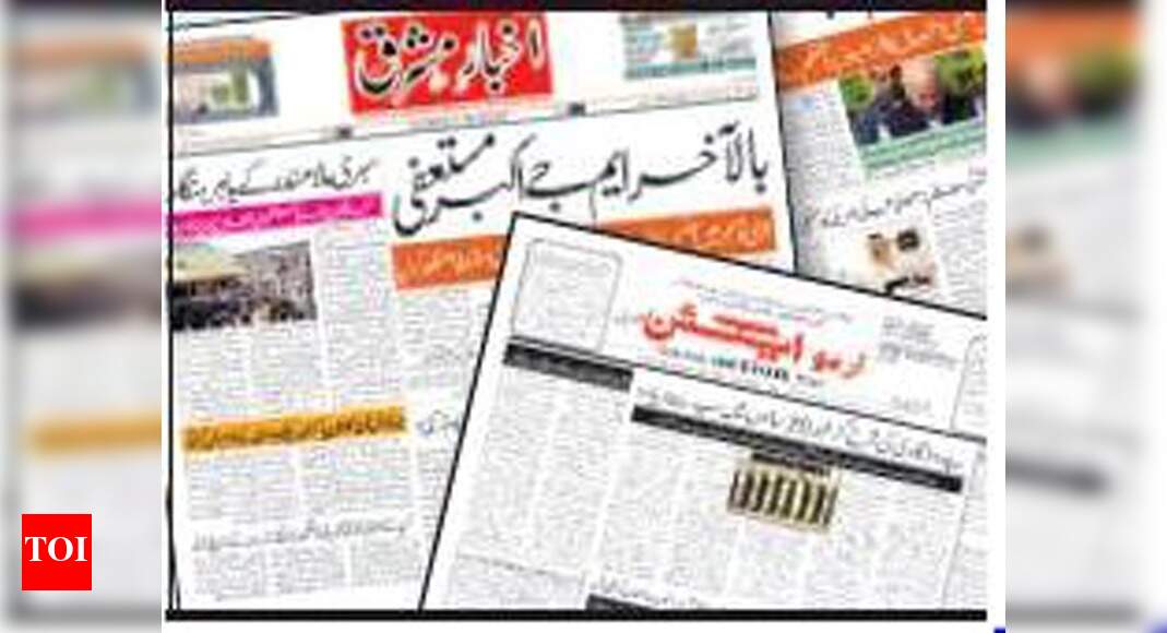 Poll kaleidoscope through Urdu newspapers | Bhopal News - Times of India