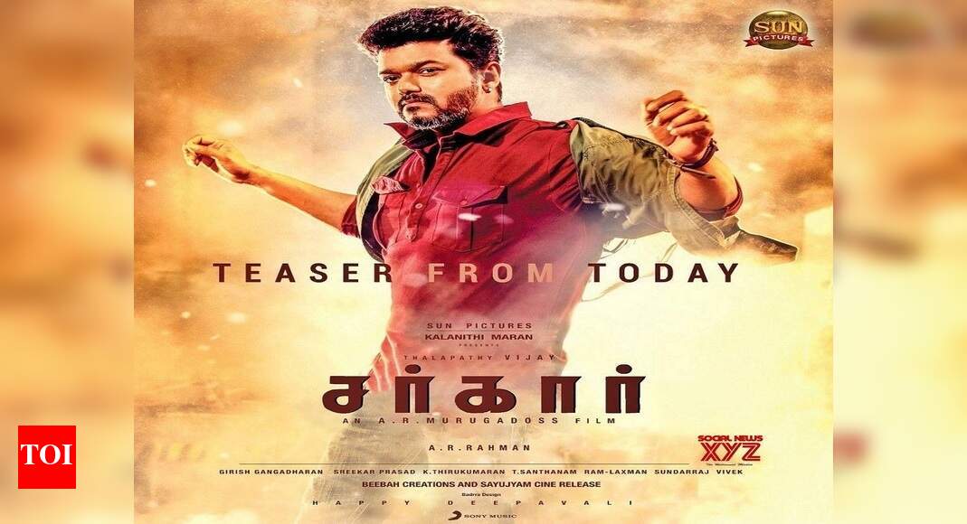 Sarkar teaser released: Vijay fans in for a treat as makers all set to ...