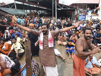 Sabarimala Protests: Congress, BJP flay Kerala government for bringing ...