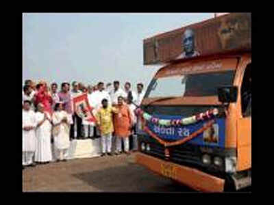 Vijay Rupani flags off Ekta Yatra from Borsad | Ahmedabad News - Times ...