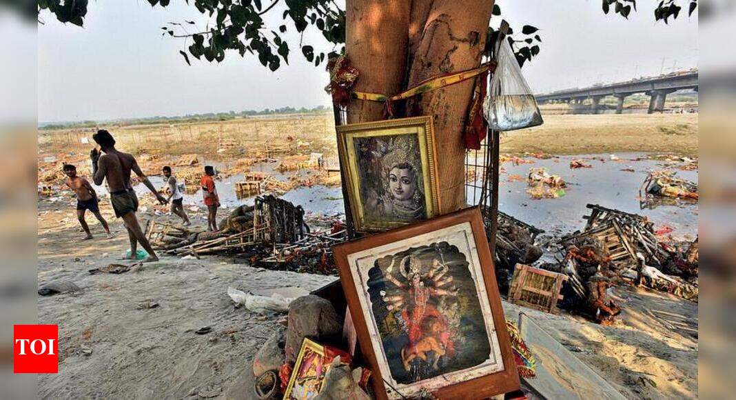 Yamuna: After Friday fanfare, Yamuna resembles decaying waste field ...