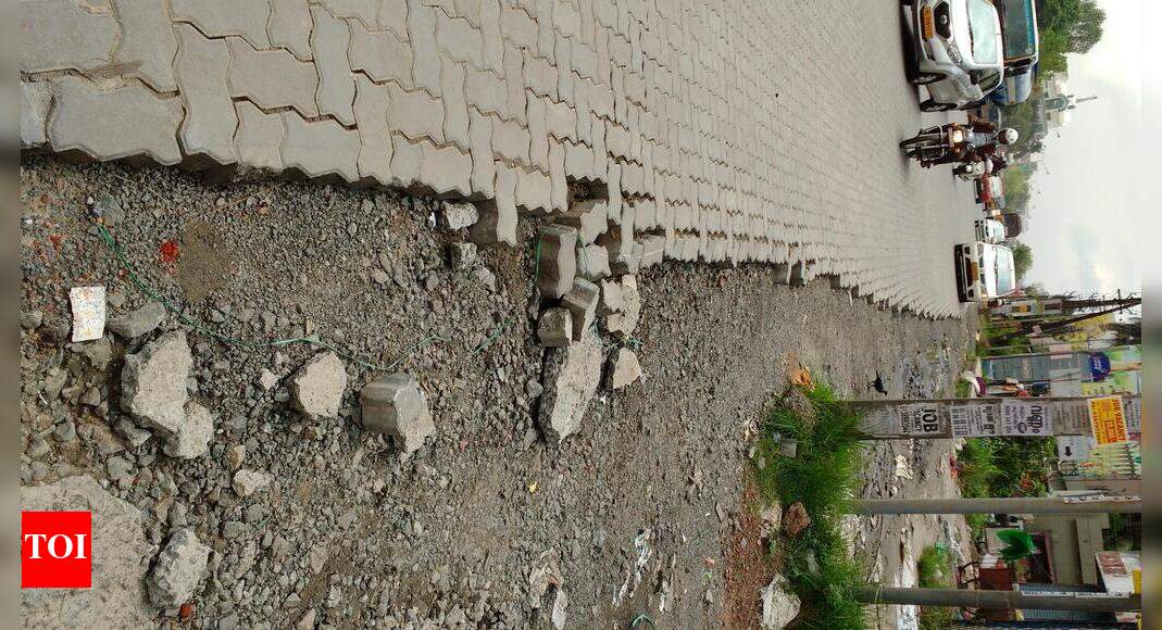Incomplete Tile Work - Times of India