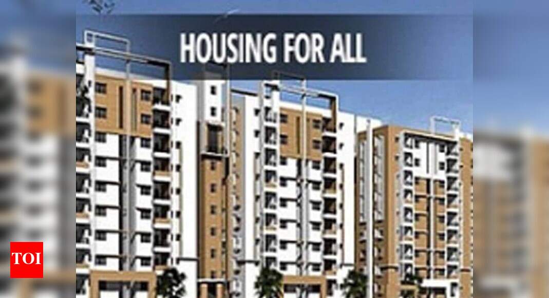 Work on building PMAY houses begins without laying sewer line | Agra ...