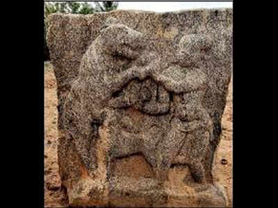 A 13th century AD Ayyanar statue and a hero stone dating to 16th ...