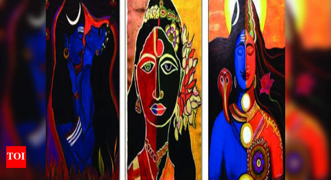 Transgender painter gives life to queer mythological characters ...