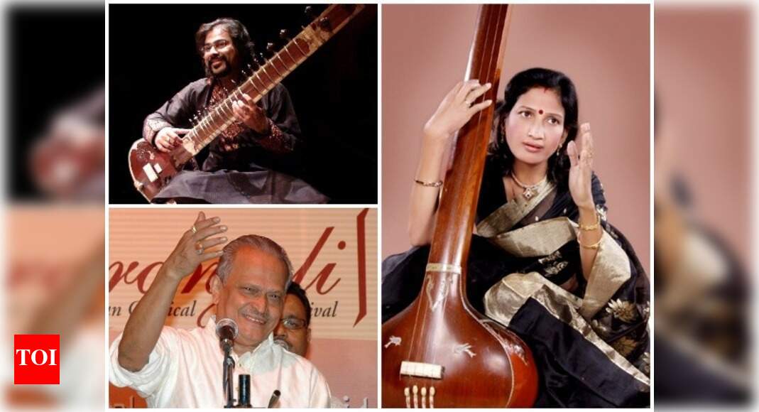 A concert brings Pandit Prabhakar Karekar, Purbayan Chatterjee and Dr ...