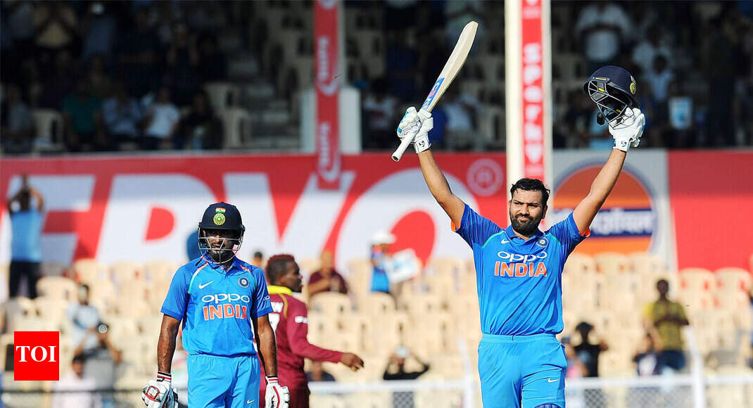 India vs West Indies: Rohit Sharma, Ambati Rayudu tons set up massive ...