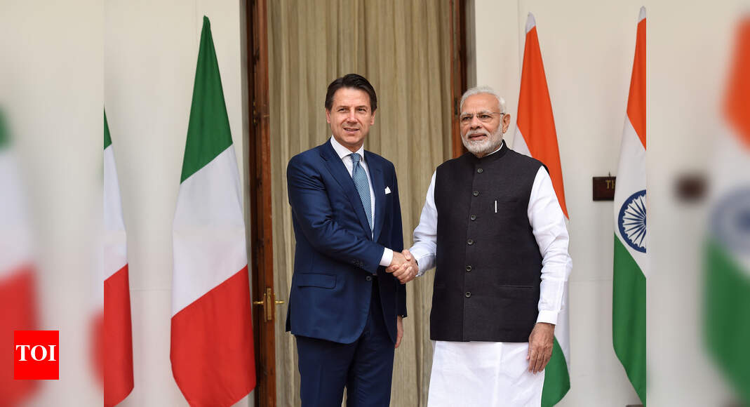India, Italy resolve to expand defence, trade ties | India News - Times ...