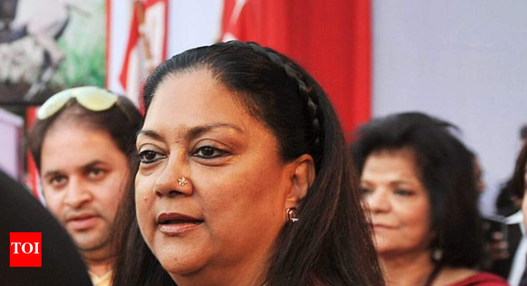 Who is Vasundhara Raje Scindia? | India News - Times of India