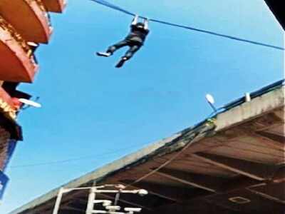 Man lands in hospital after stunt goes wrong at JJ flyover | Mumbai ...