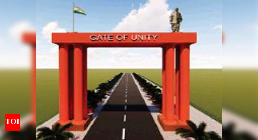 Statue of Unity waste to carve Gate of Unity | Jaipur News - Times of India