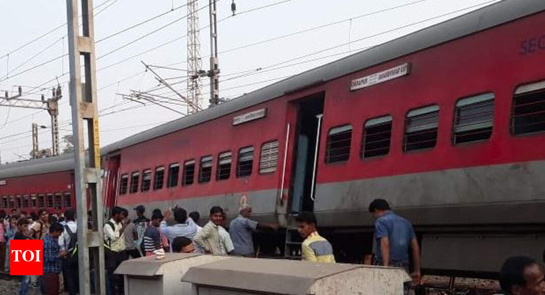 Bihar train derailment: Train derails near Danapur station; Rajdhani ...