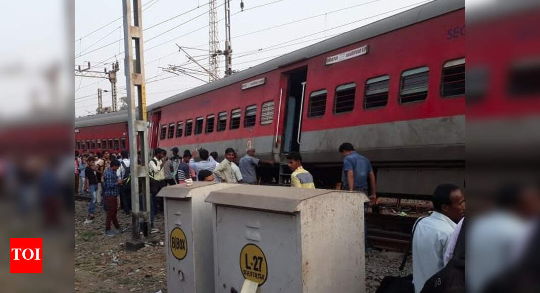 Bihar Train Derailment: Train derails near Danapur station; Rajdhani ...