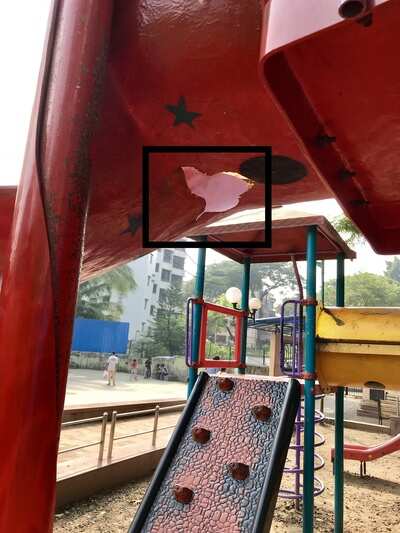 Play Area Unsafe for Kids - Times of India