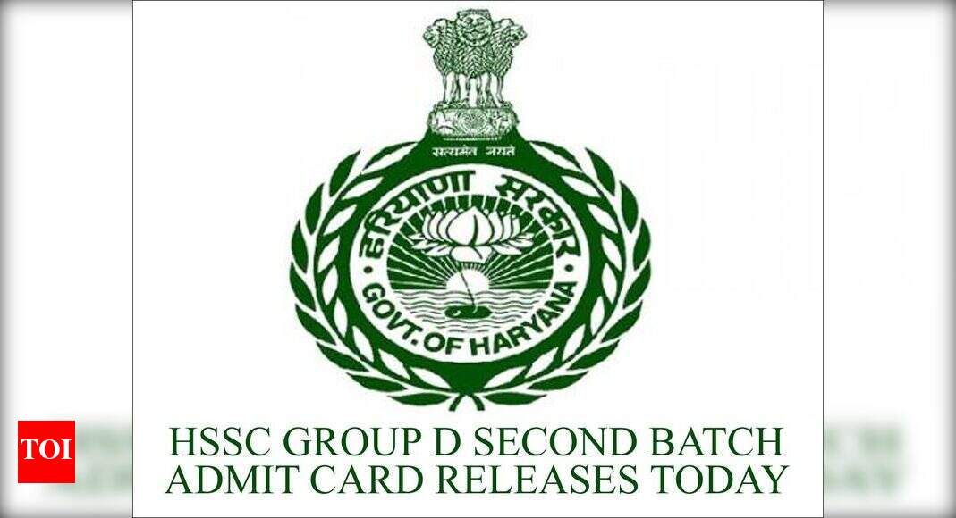 HSSC Group D 2018 second batch admit card releases soon @ hssc.gov.in ...