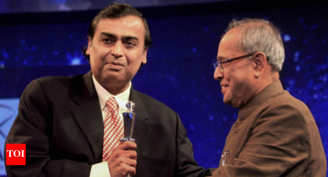 Mukesh Ambani: Mukesh tops Forbes list of India's richest - Times of India