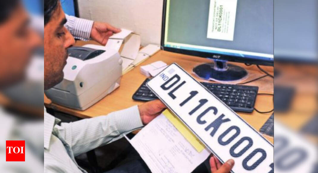 High-security plates for your car now a few clicks away | Delhi News ...