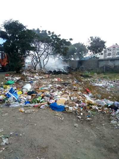 Garbage deposit in Wagholi - Times of India
