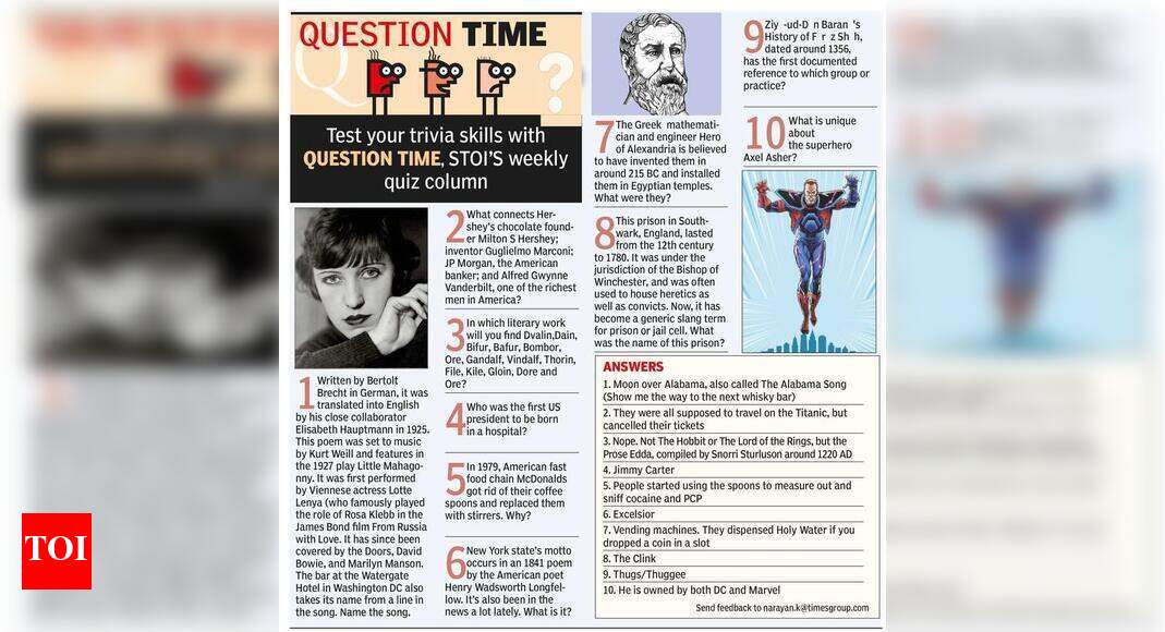 Question Time | Bengaluru News - Times of India