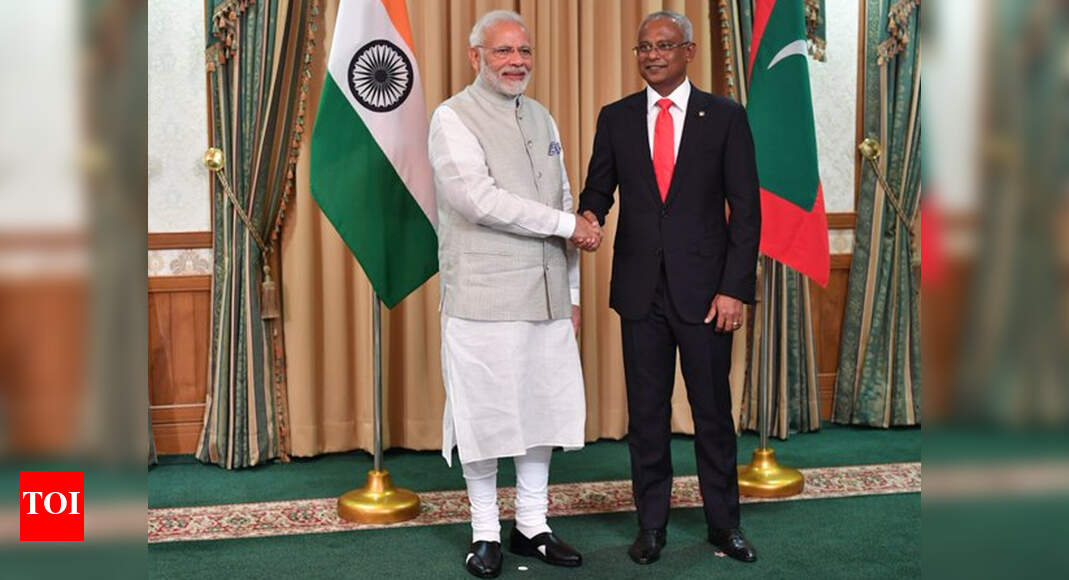 Narendra Modi attends Maldives President Solih's swearing-in ceremony ...