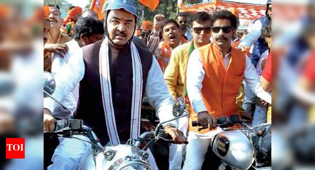 Yogi Adityanath, ministers attend BJP bike rallies, reel off ...