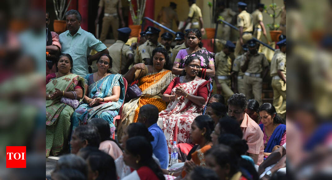 Sabarimala Temple Protests: Sabarimala row: Congress-led opposition to ...