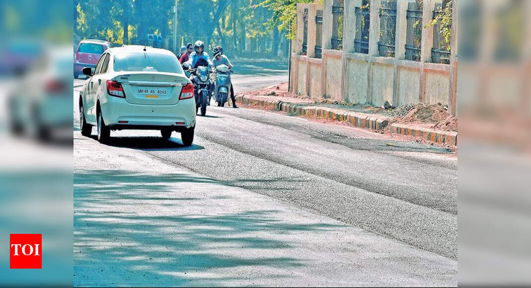 PWD blind to IRC norms, newly relaid roads lead to mishaps | Nagpur ...