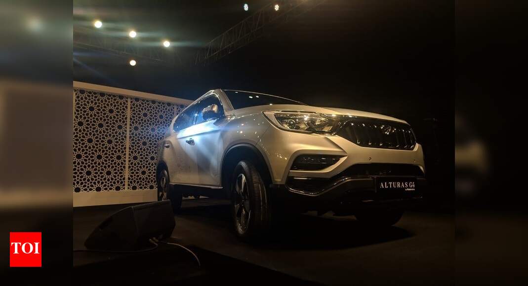 Mahindra Alturas G4 premium SUV launched at Rs 26.95 lakh - The Times ...