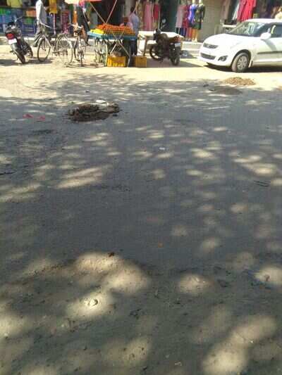 Road repair? - Times of India