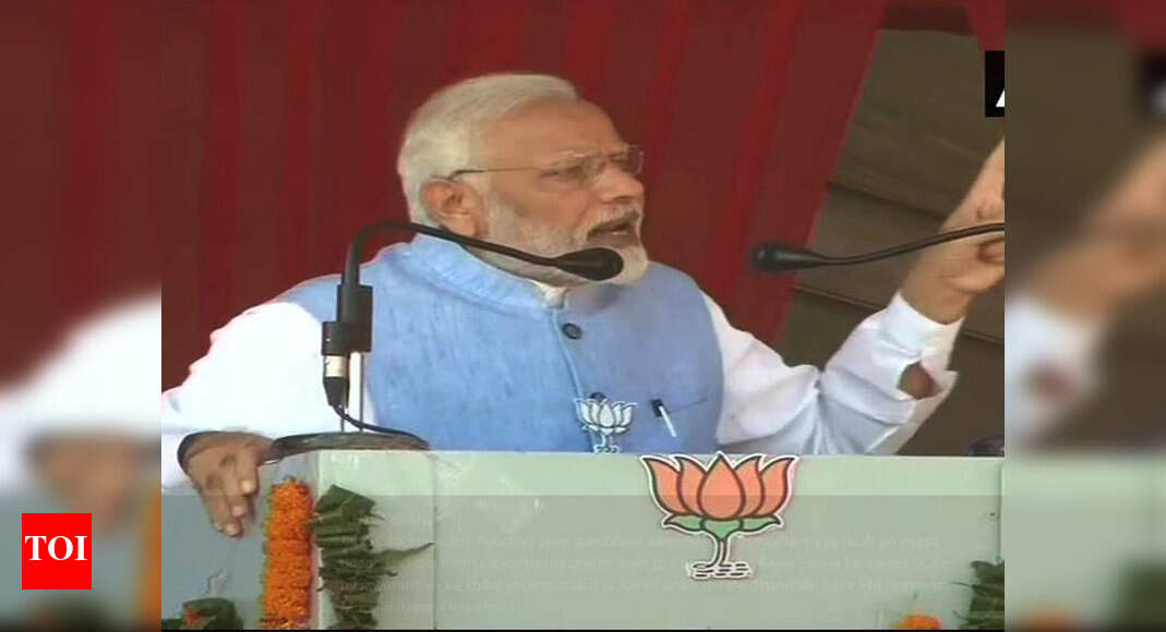 Congress indulging in caste politics: PM Modi | India News - Times of India