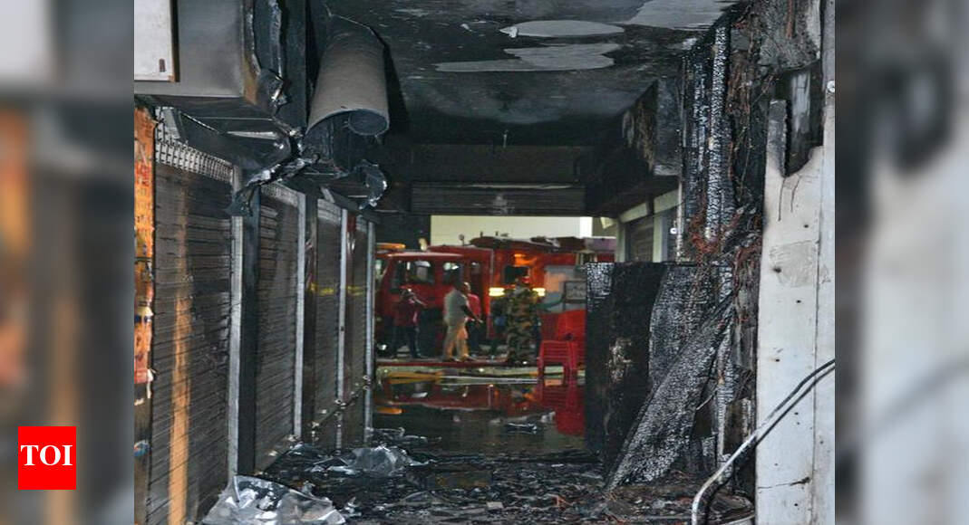 Vesu building fire:Police register accidental death case; probe on ...