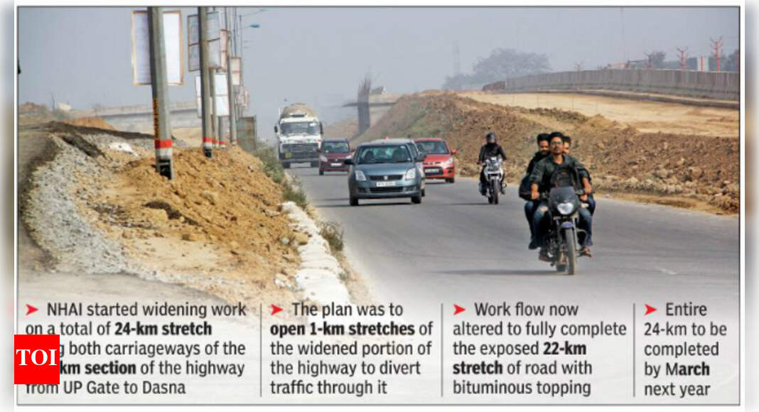NH24 widening to be completed in a single phase on CPCB order | Noida ...
