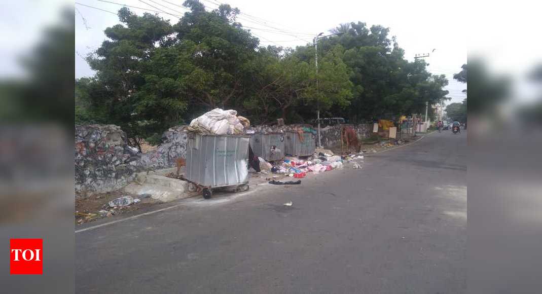 Garbage pile up - Times of India