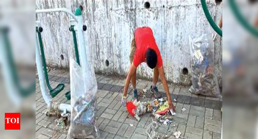 Baner residents join hands to clean open gym, ground on Cummins Road ...
