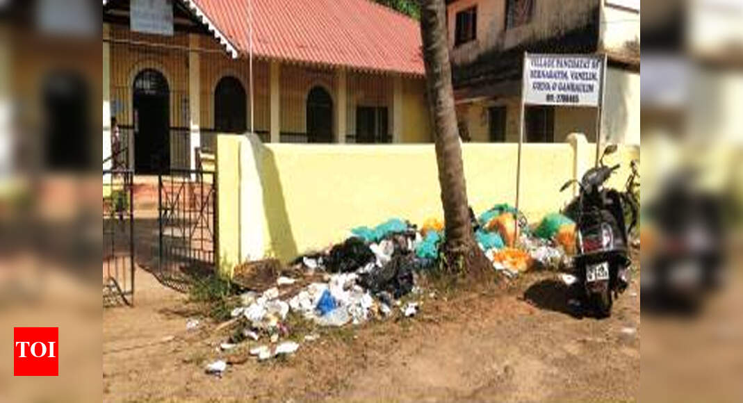 Garbage outside Colva panchayat raises eyebrows | Goa News - Times of India