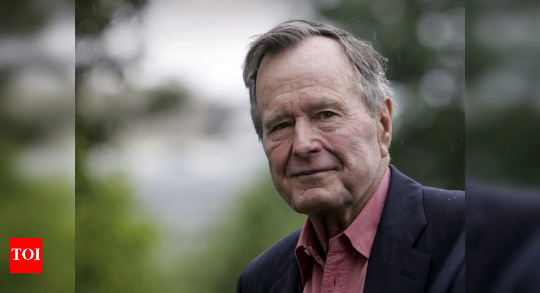 George HW Bush set stage for post-Cold War US-India ties - Times of India