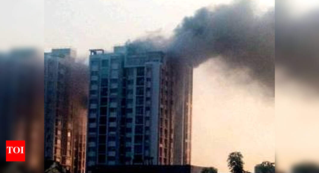 12 injured in fire at Padi high-rise | Chennai News - Times of India
