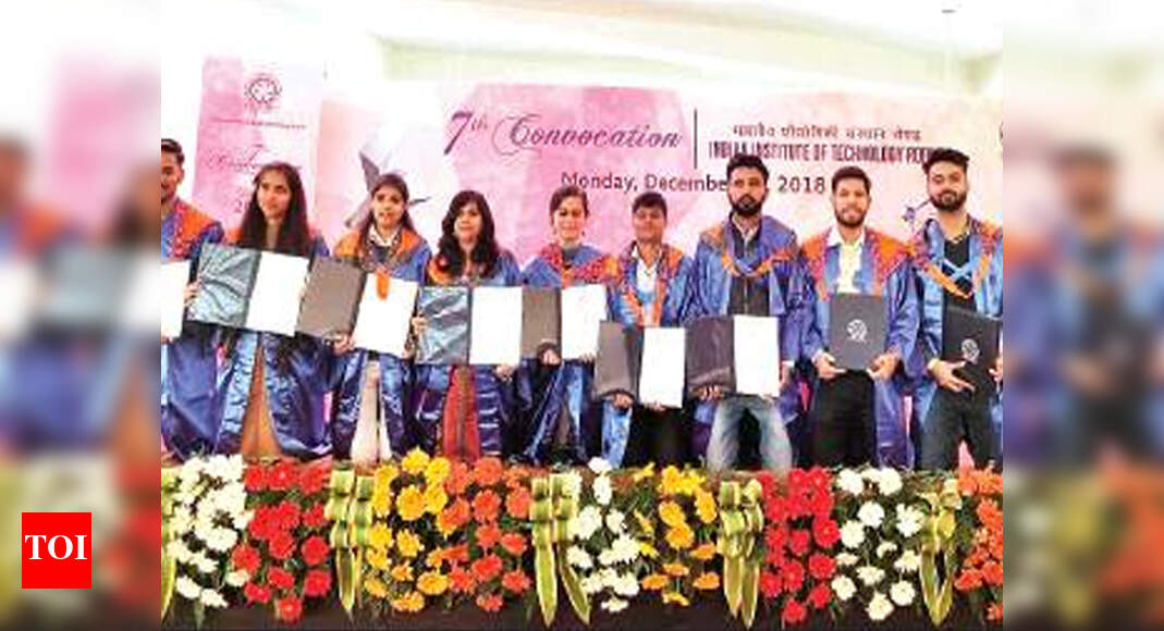 173 graduates get degrees at IIT-Ropar convocation | Chandigarh News ...