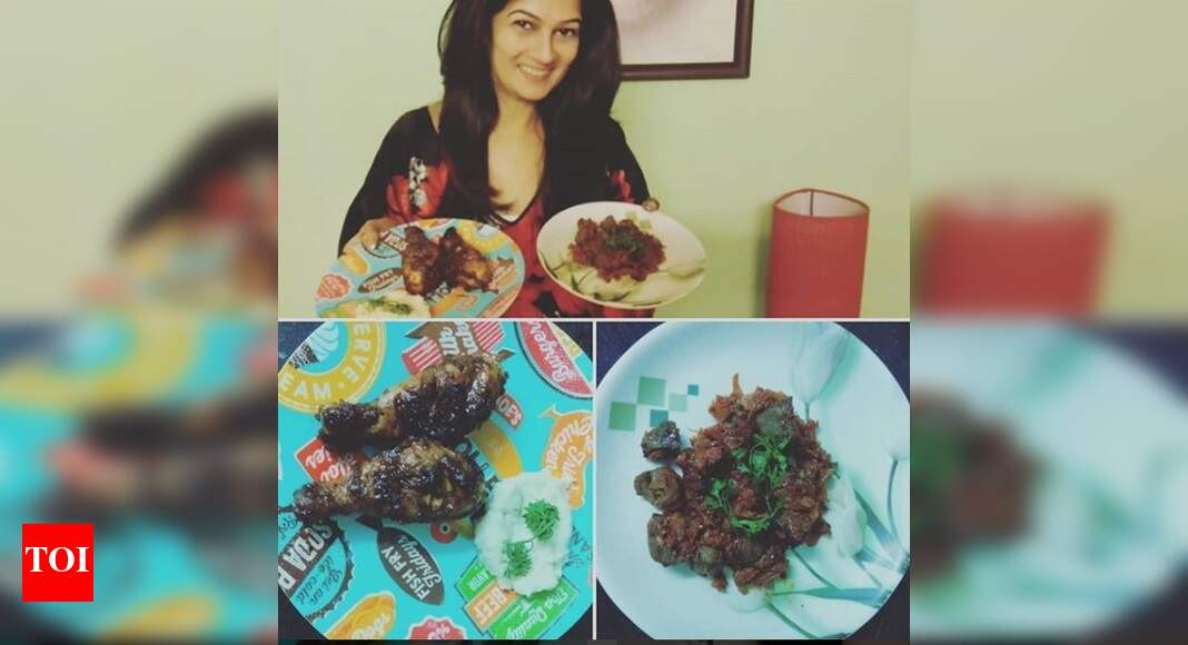 Resham Tipnis turns a master chef - Times of India