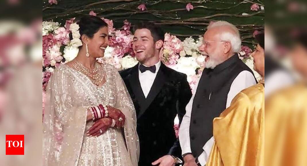 PM Narendra Modi at Priyanka Chopra - Nick Jonas wedding reception in ...