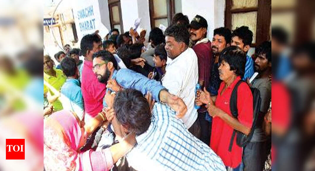 Ahead of Panaji feast, chaos at CCP office over stall allotment | Goa News - Times of India