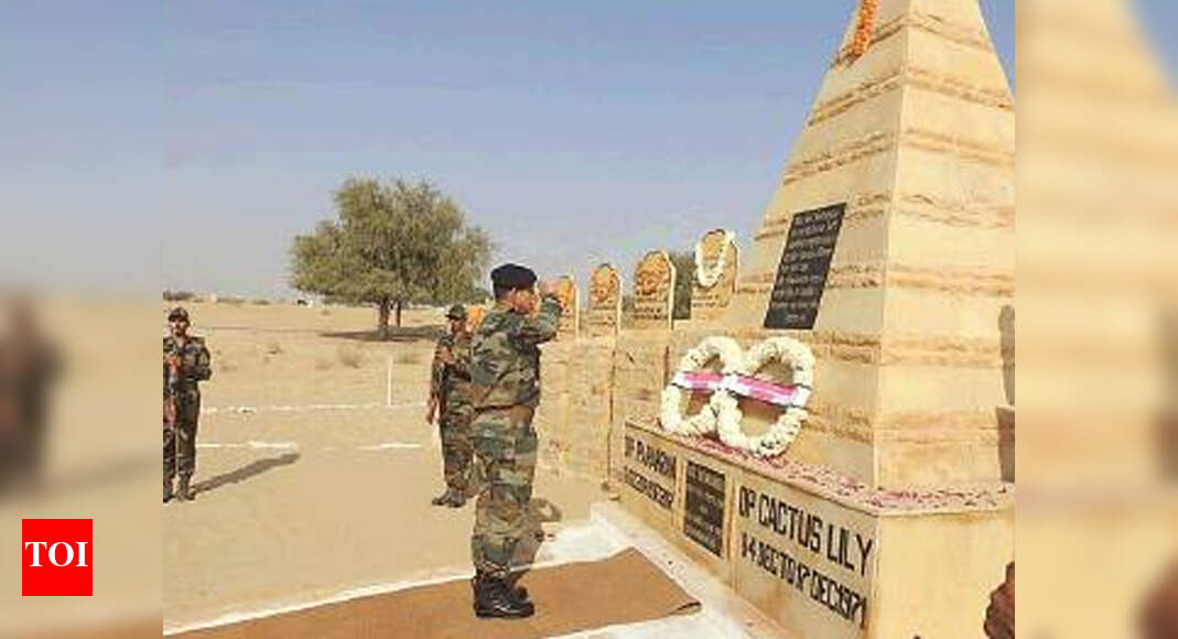 Longewala Day celebrated, homage paid to war heroes | Jaipur News ...