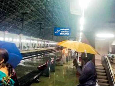 Holes in MRTS roof work exposed | Chennai News - Times of India