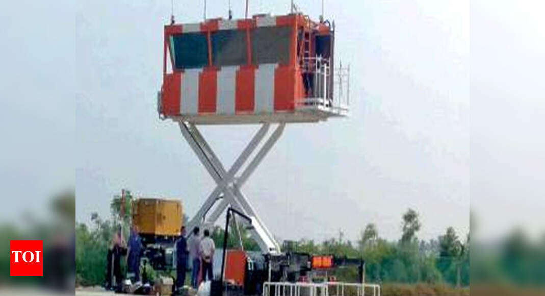 AAI installs mobile air traffic control tower at Vellore airport ...