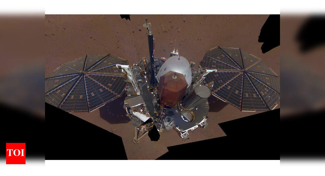 Mars InSight lander seen in first images from space: Nasa - Times of India