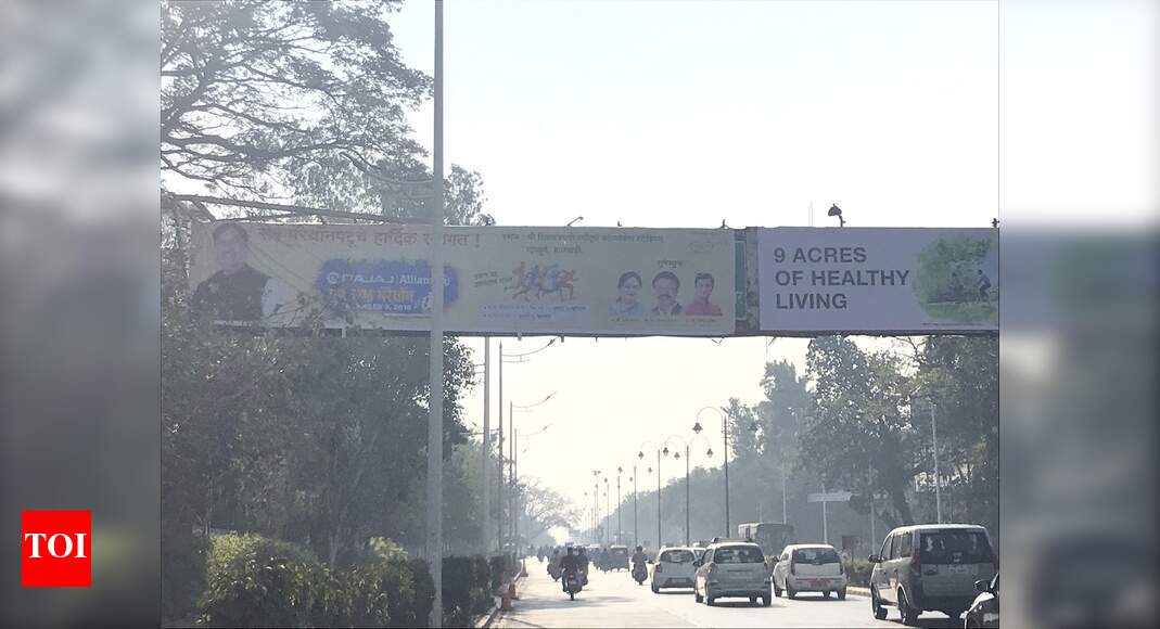 Illegal Political Hoardings - Times of India