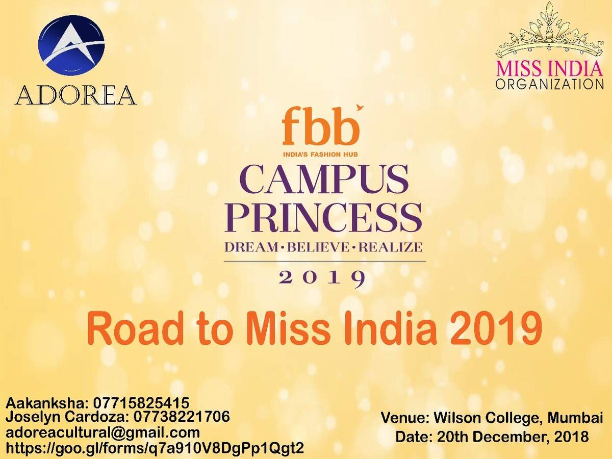 fbb Campus Princess 2019 auditions in Mumbai, Adorea
