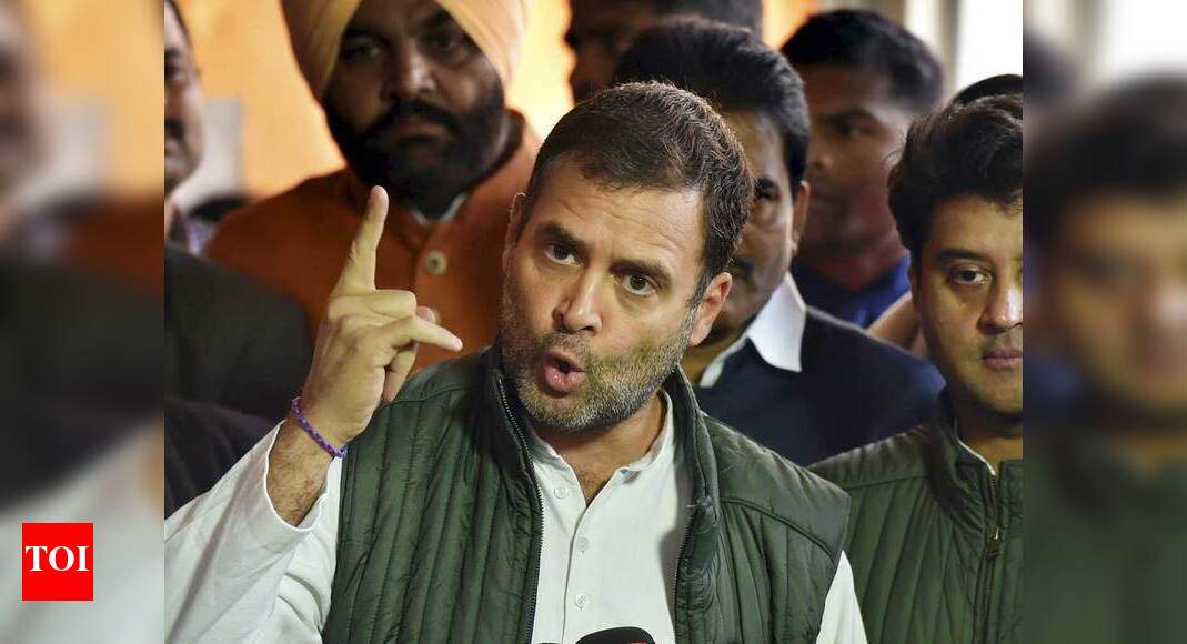 Won't let PM Modi sleep until all farm loans waived, says Rahul; BJP ...