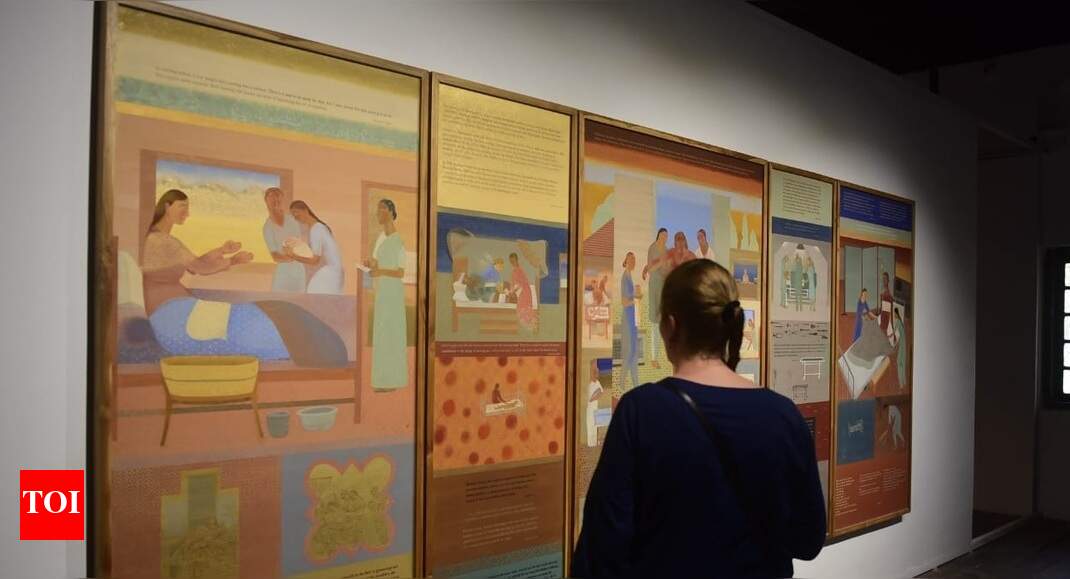 Artist Nilima Sheikh's works at Kochi Muziris Biennale | Events Movie ...